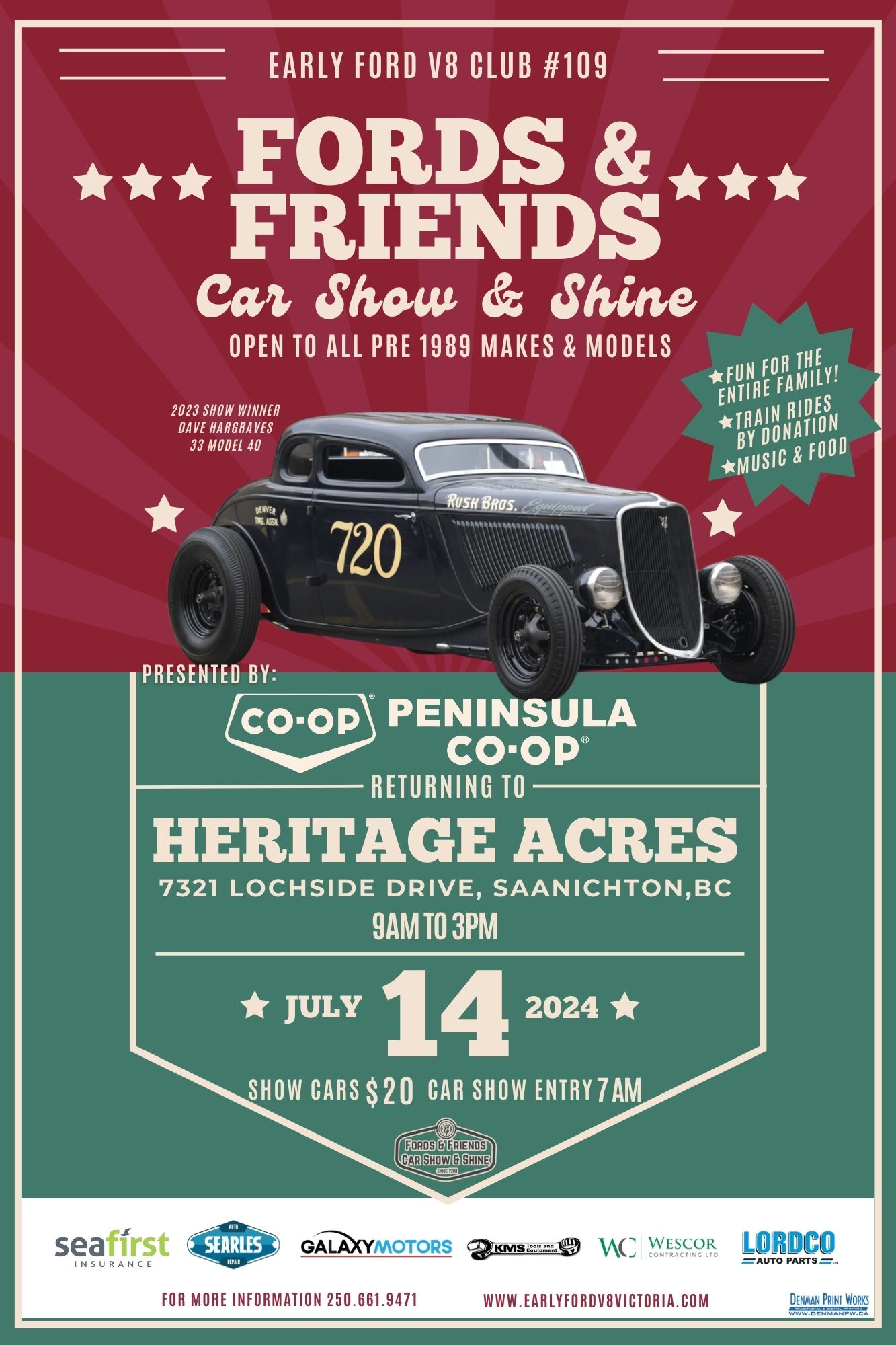 Fords & Friends ’24 – Just announced – July 14th! – Early Ford V8 Club #109
